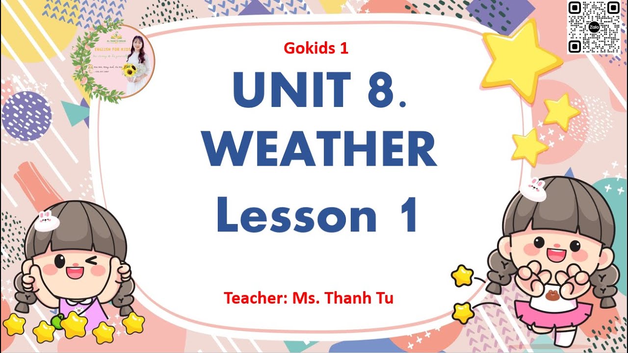 [Gokids 1]. Unit 8. WEATHER - Lesson 1 - YouTube