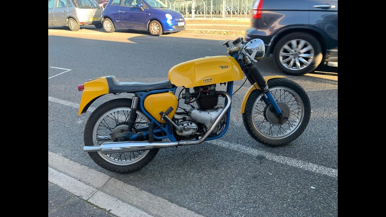 BSA A7 Cafe Racer - YouTube