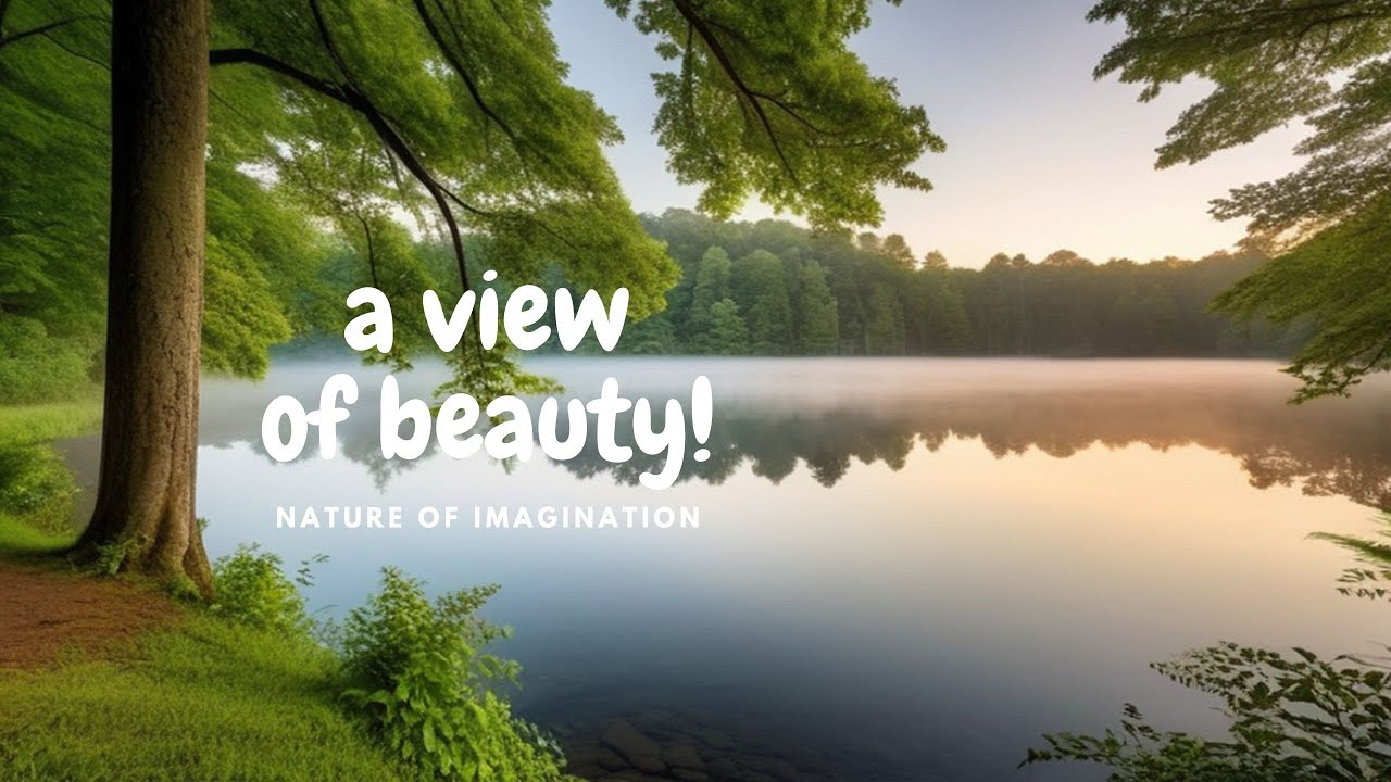 Calming lakeshore water sounds with spring ambience - YouTube