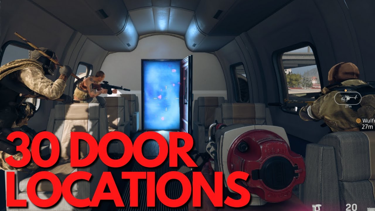 COMPLETE Warzone Red Door Location Guide - 30 Doors! - YouTube