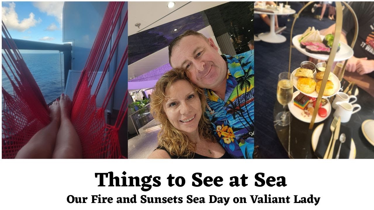 Things to See at Sea/Sea Day on Valiant Lady - YouTube