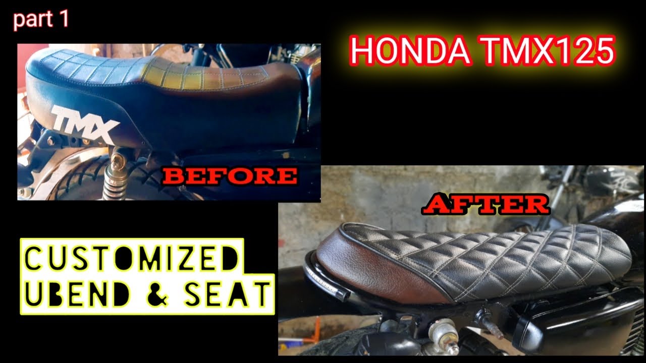 Honda Tmx125|Customized Ubend&SEAT| Part1 - YouTube