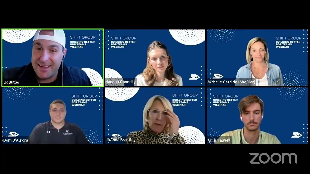 JR Butler - Building Better BDR Teams Webinar - YouTube