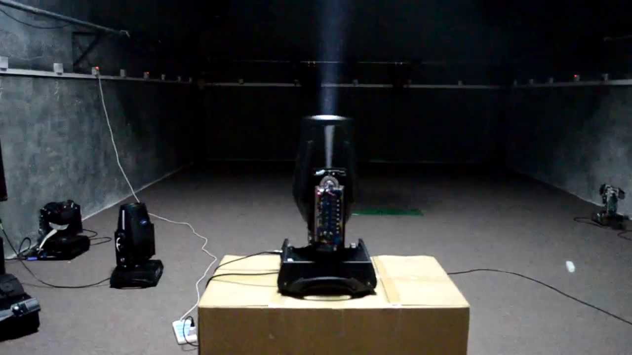 Pan/Tilt speed of moving head beam light - YouTube
