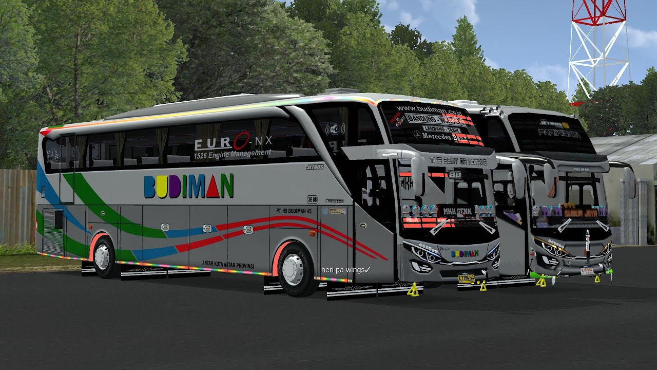 🔴 BUS BUDIMAN CUY JALAN - JALANNYA |BUSSID V 4.2 | BUS ROMBAK - YouTube