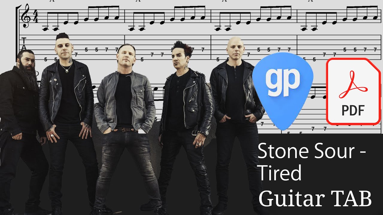 Stone Sour - Tired Guitar Tabs [TABS] - YouTube