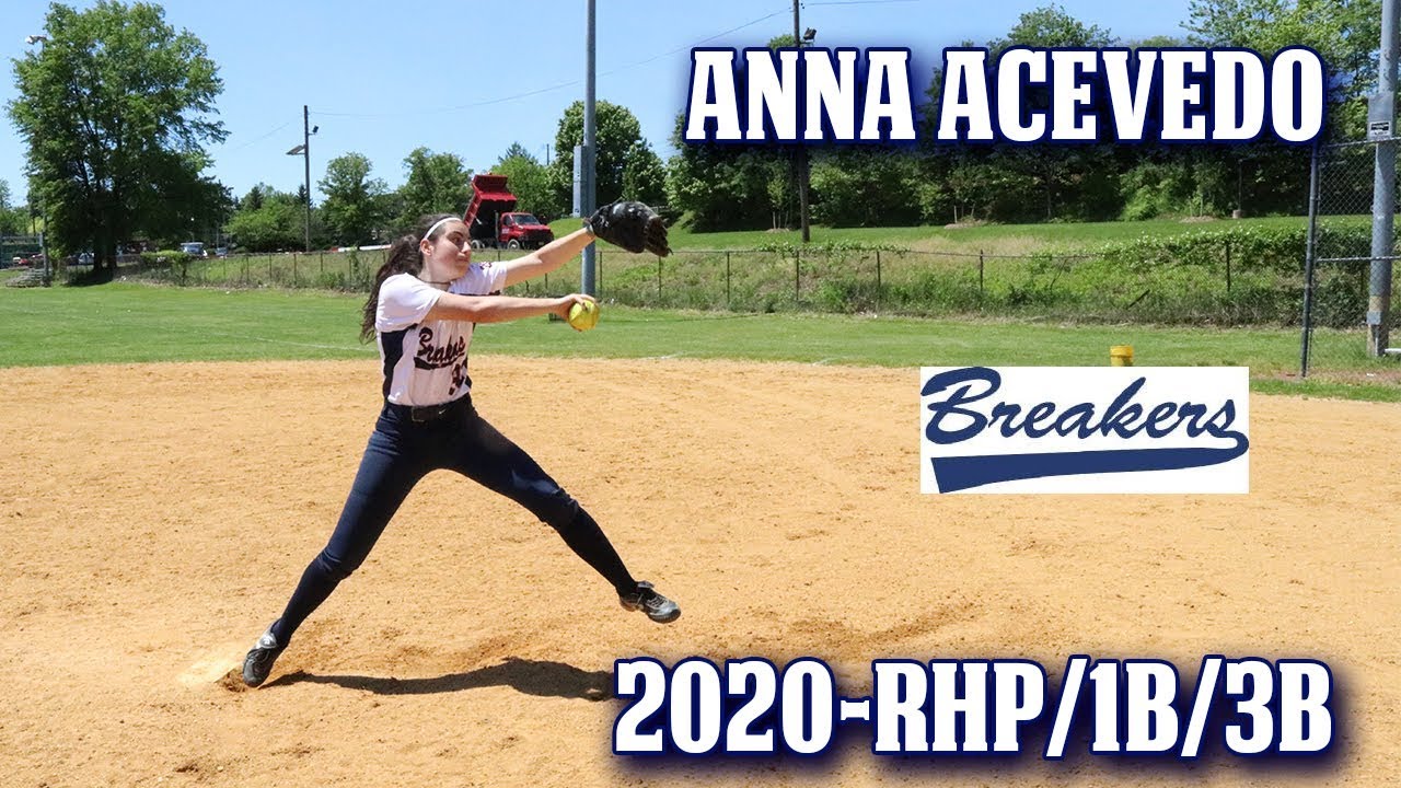2020-RHP/1B/3B Anna Acevedo Softball Skills Video - YouTube