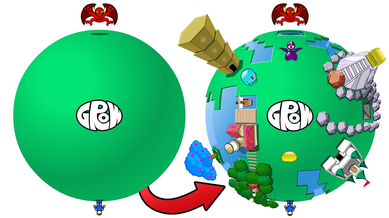 Grow the World to Defeat the Demon! (Grow RPG - Flash Game) - YouTube