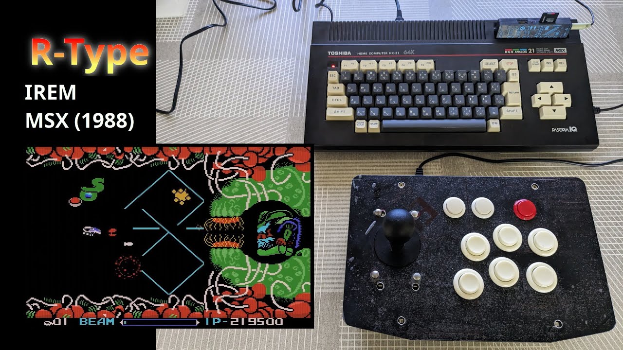 R-Type (MSX)(IREM)(1988)(MSX Toshiba HX-21)(Completado) - YouTube