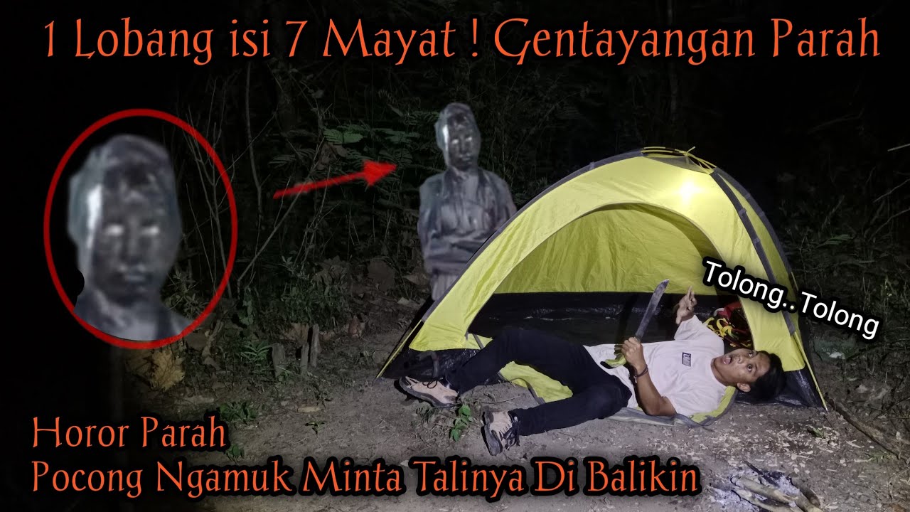 CAMPING HOROR Apes Di Amuk Pocong Di Hutan Secang Paling Tragis - YouTube