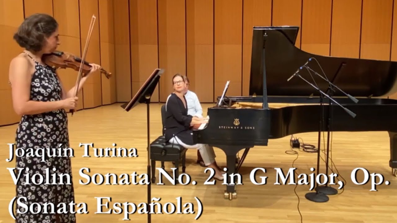 Turina Sonata Espagnola II Diana Seitz, violin, Anastasia Dedik, piano ...