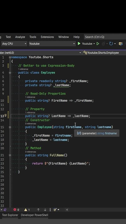 Cara Menggunakan Expression Body Net Shorts Csharp Dotnet Viral Tips Trending Frogerdevs