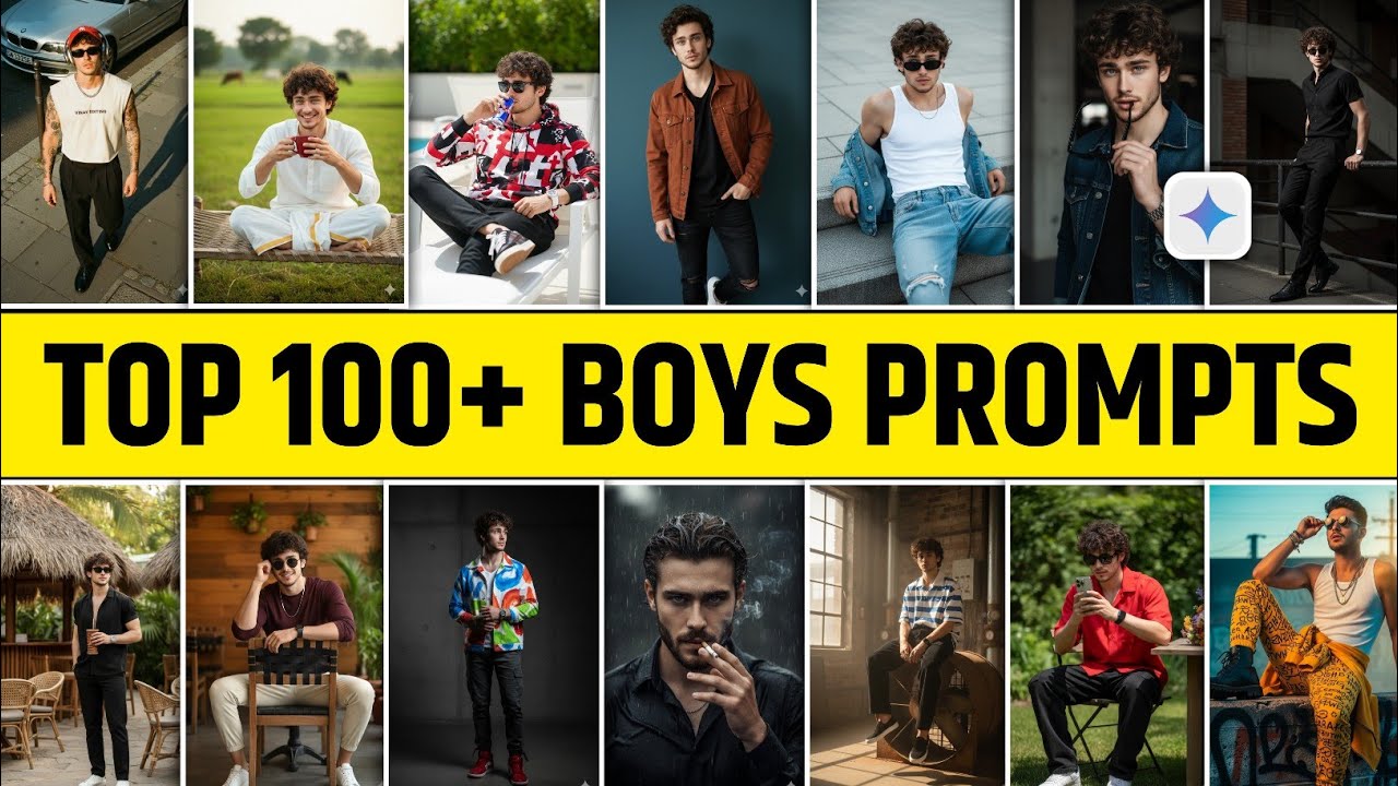 Top 100 Prompts For Boys | New Gemini Prompt Boys | Trending Gemini Ai ...