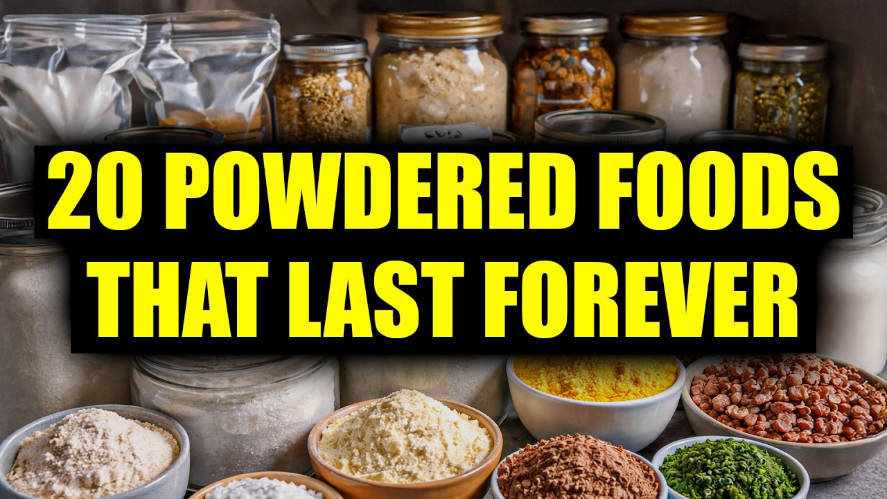 20 Powdered Foods That LAST FOREVER! (27+ Year Shelf Life) - YouTube