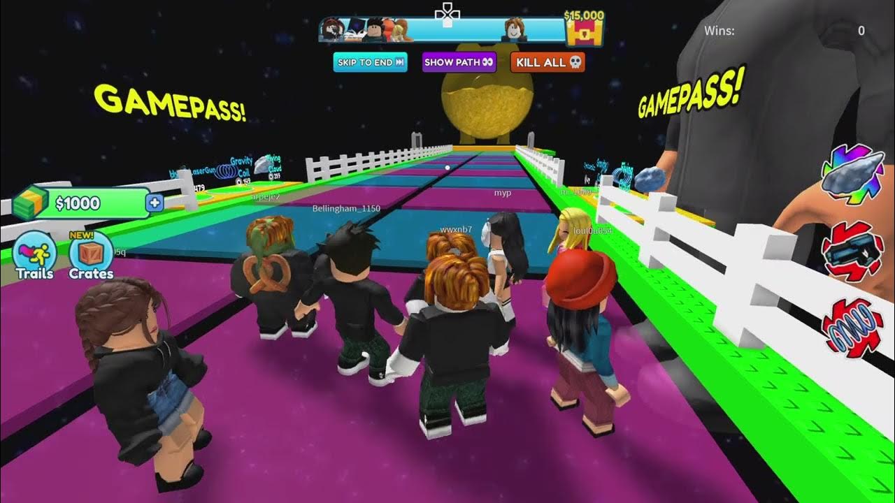 Squd game Roblox skoki w kosmosie - YouTube