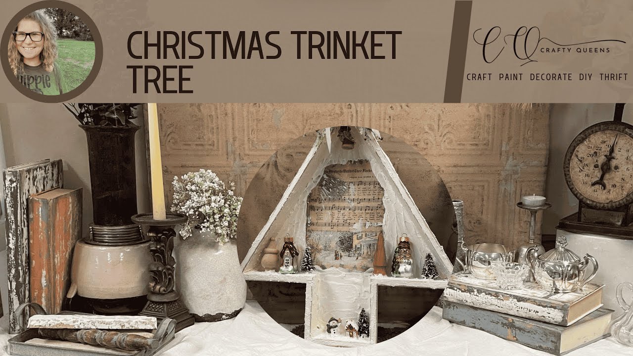 Christmas trinket tree - YouTube