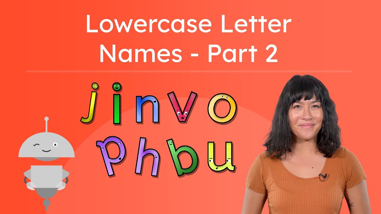 Lowercase Letter Names - Part 2 - NEW Learn to Read: Level A for Kids ...
