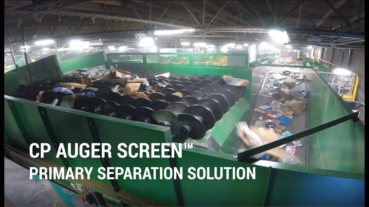 CP Auger Screen™ - Primary Separation Solution for a MRF - YouTube