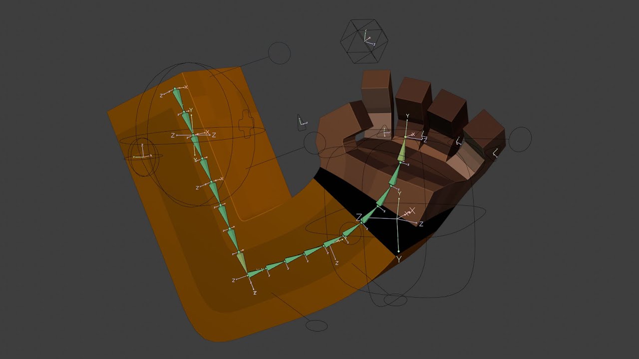 Endertainer Rig Dev Showcase #17 | Prototype Arm IK Spline Rig - YouTube