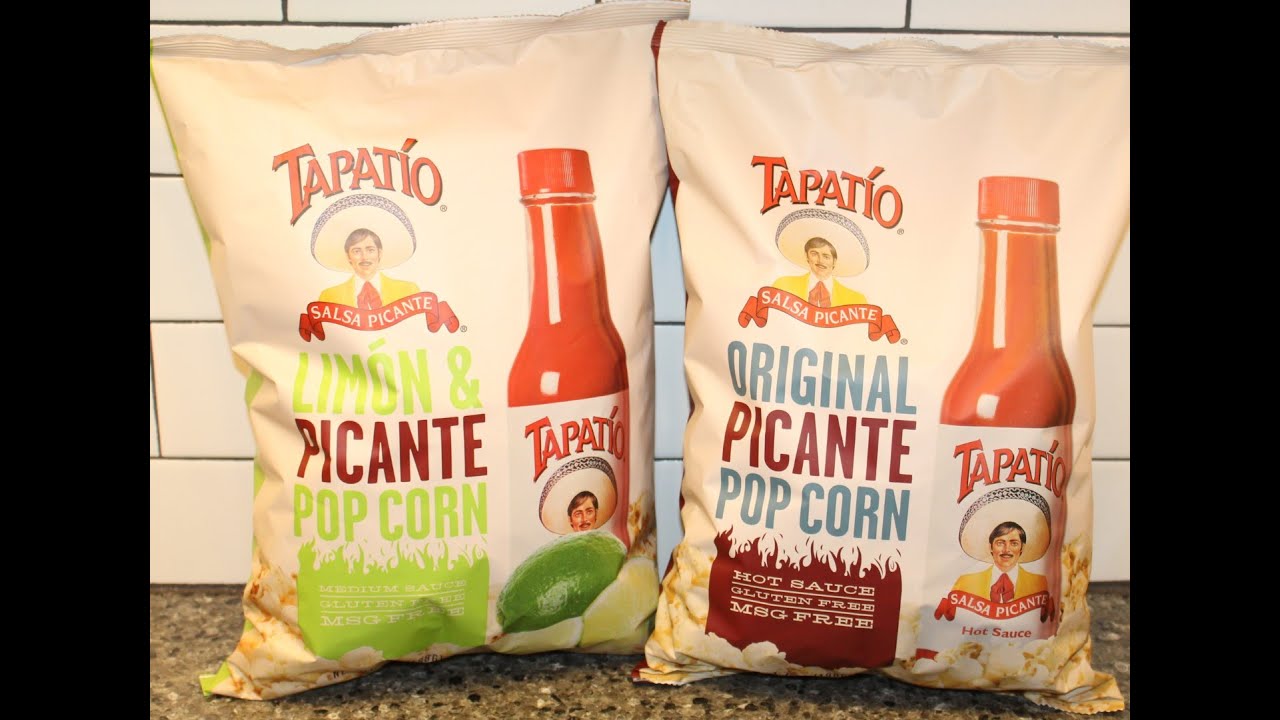 Tapatío Popcorn: Limon & Picante and Original Picante Review - YouTube
