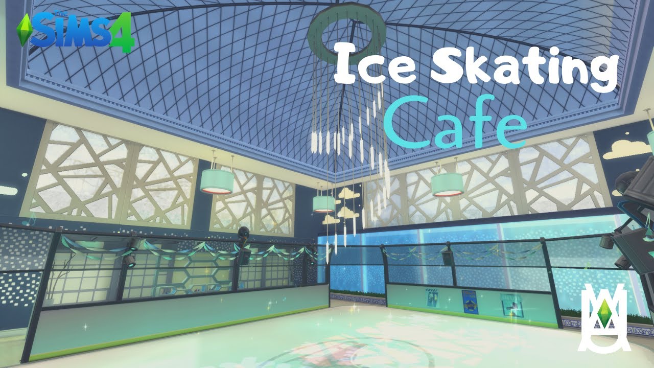 Ice Skating Cafe ⛸ [Stop Motion Speed Build] - The Sims 4 - YouTube