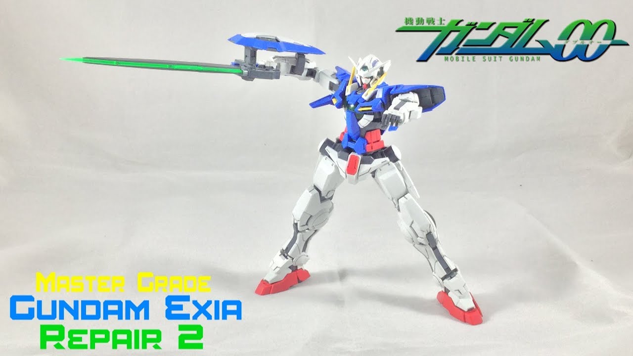 Master Grade Gundam Exia Repair 2 Review - YouTube