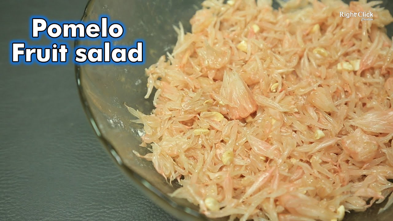 Pomelo Fruit salad | Pomelo sweet Prasadam | Pomelo Salad | Fruit salad ...