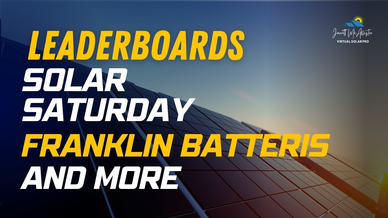Solar Saturday Recap | Virtual Solar Pro Training - YouTube