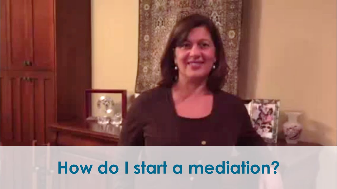 How Do I Start a Mediation? - YouTube