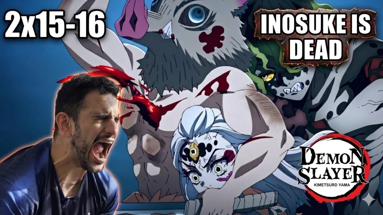 Inosuke and Uzui DEAD??! – Demon Slayer 2×15–16 Reaction 😱 - YouTube