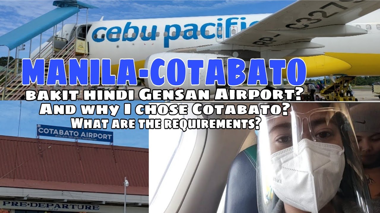 TRAVEL VLOG: MANILA TO COTABATO FLIGHT EXPERIENCE | GERLY DENOSTA - YouTube
