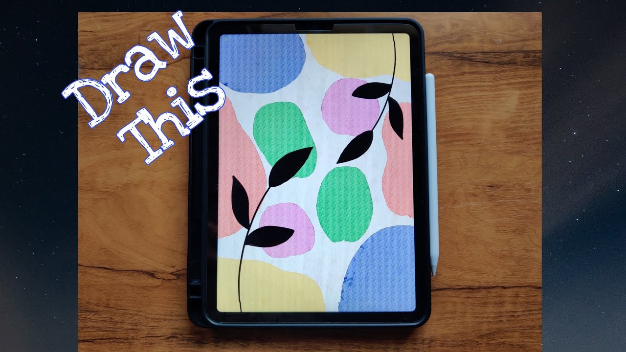 how to draw Creative art on ipad 🔥 || Easy drawing for beginners 🎨 ...