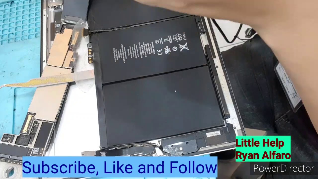 Ipad 2 no power, battery problem, change battery - YouTube
