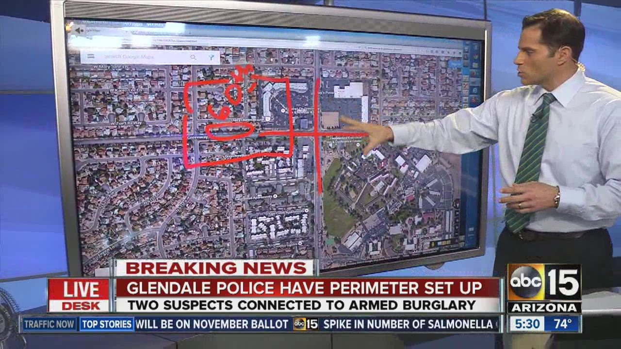 Glendale police have perimeter set up - YouTube
