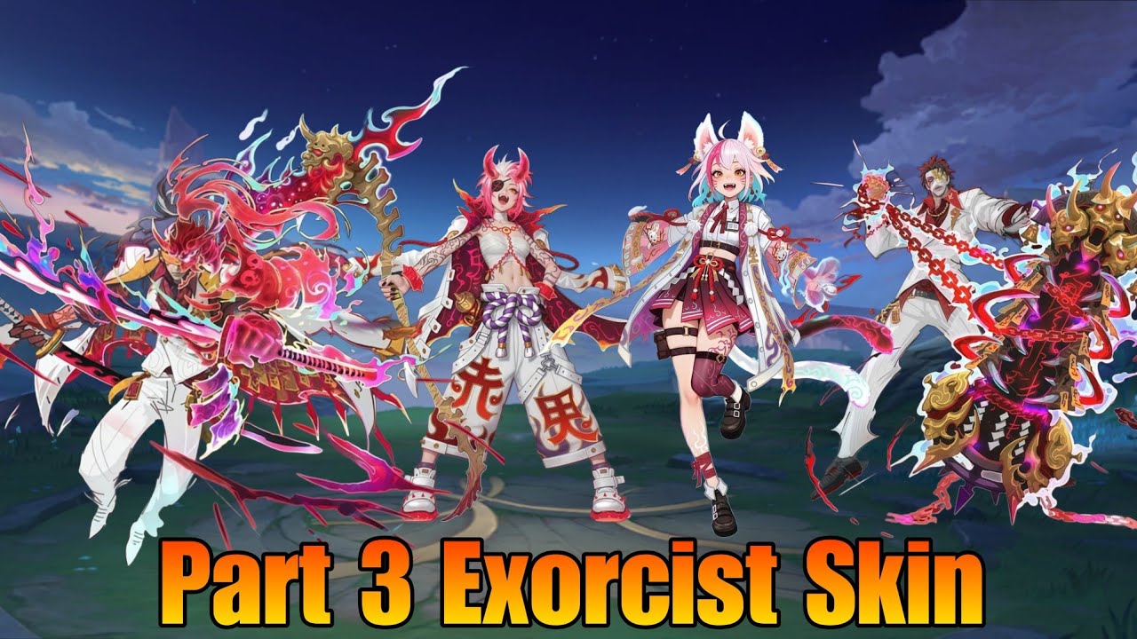 Part 3 Exorcist SKIN [ WanWan, Saber, Ruby, Phoveus ] | MLBB - YouTube