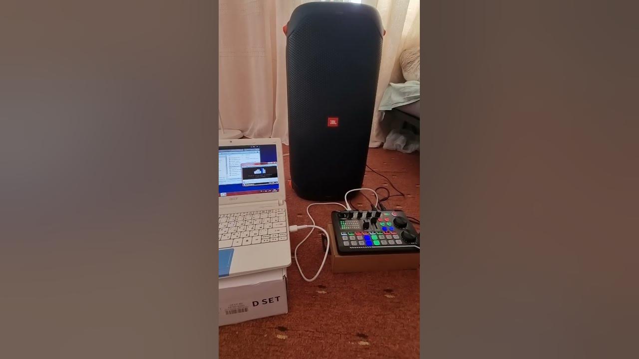 звуковой карта F998 - YouTube