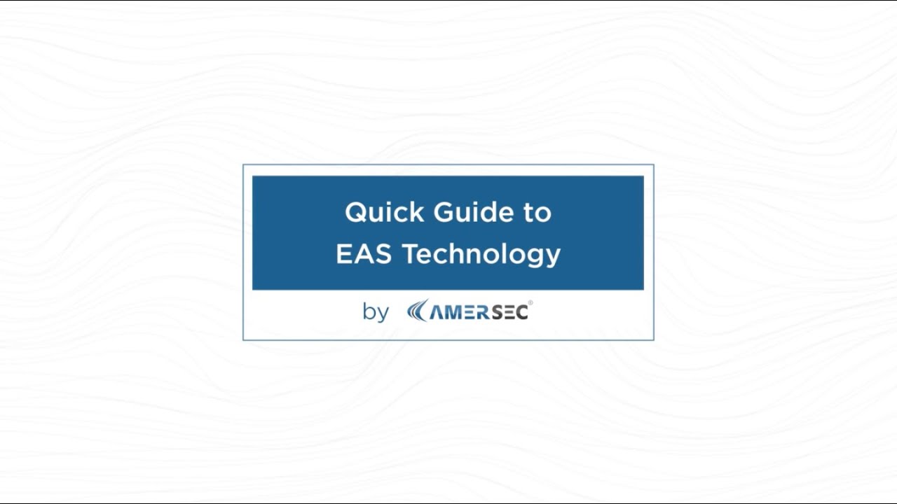 Quick Guide to EAS Technology by Amersec: Radio Frequency (RF) - YouTube