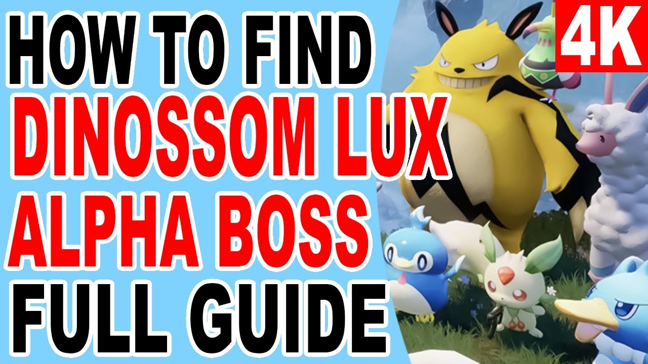 How to Find Dinossom Lux Alpha Field Boss Location - Palworld - YouTube