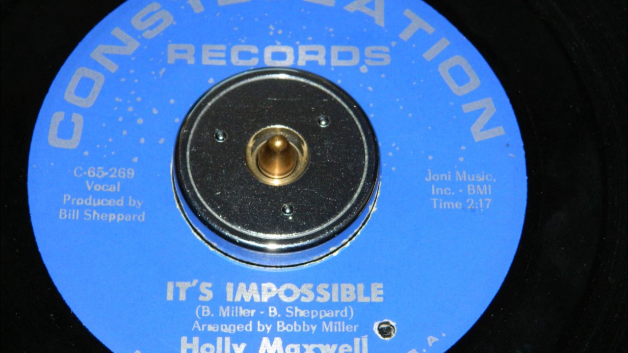Holly Maxwell - It's Impossible - YouTube