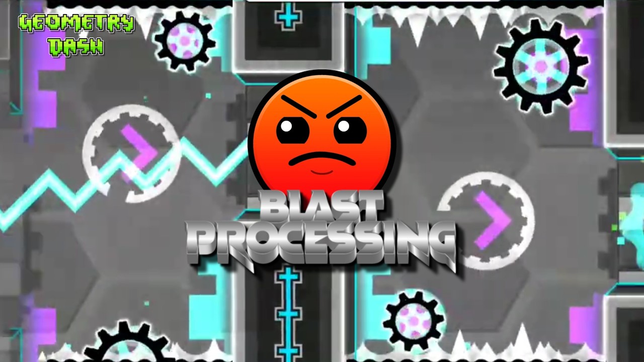 Blast Processing - 1 coins / Geometry Dash. - YouTube