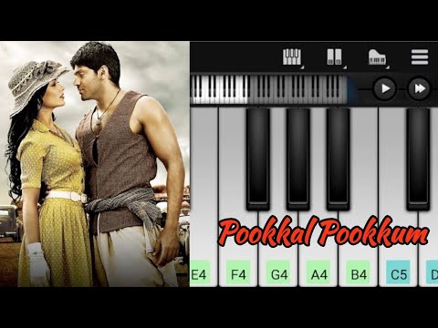 Pookkal Pookkum | Madharasapattinam | Easy Piano Tutorial | G.V ...