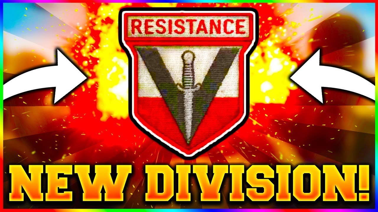 "NEW DIVISION" COMING TO COD WW2! *NEW* RESISTANCE DIVISION IN COD WW2 ...