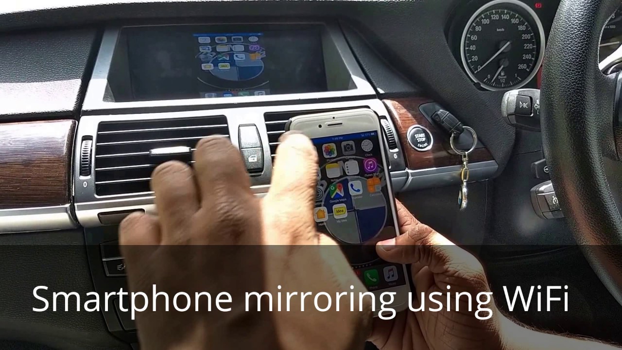 2010 BMW X6 Camera & Mirrorlink integrated to OE screen - YouTube
