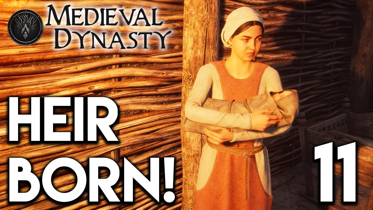 Medieval Dynasty Lets Play - Child Born! E11 - YouTube