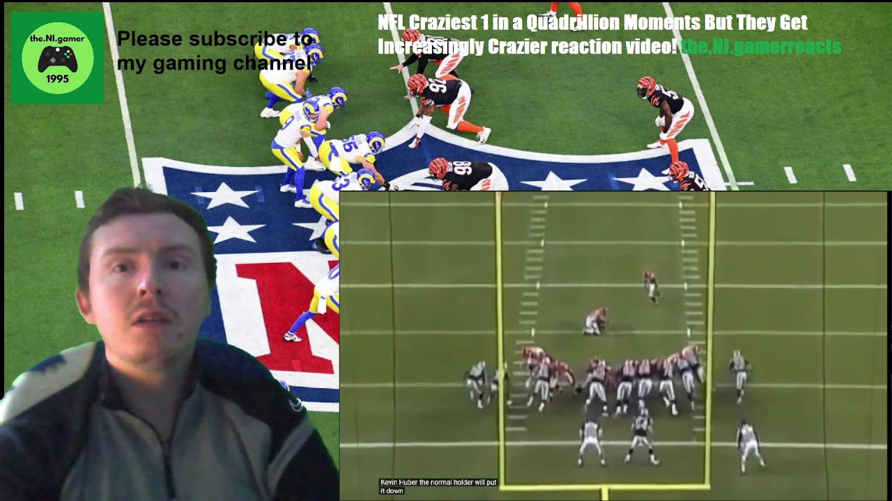 Irish lad reacts to NFL Craziest 1 in a Quadrillion Moments But They ...