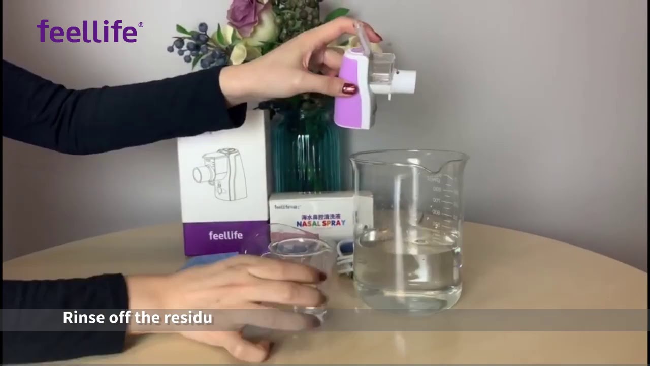 Feellife Nebulizer - How to Use - YouTube