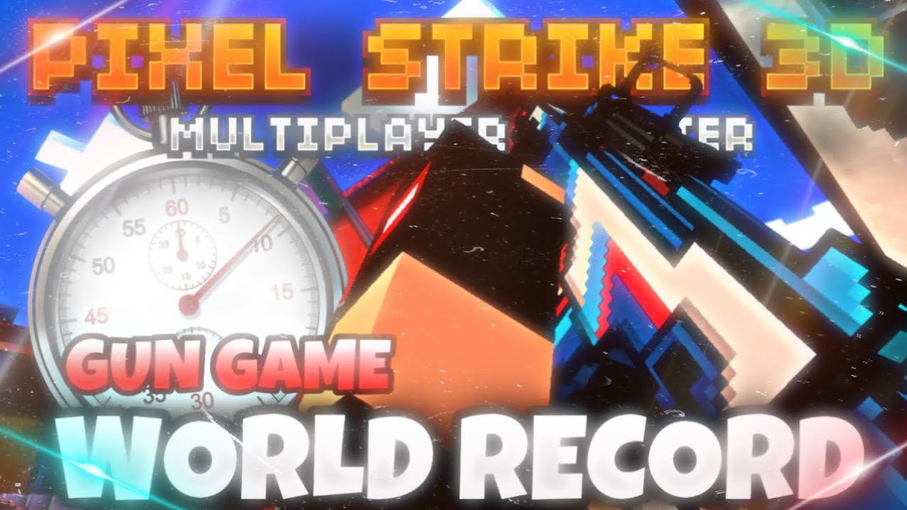 PIXEL STRIKE 3D MOMENTS WHERE ITS WORLD RECORD PACE GUN GAME ( fastest ...
