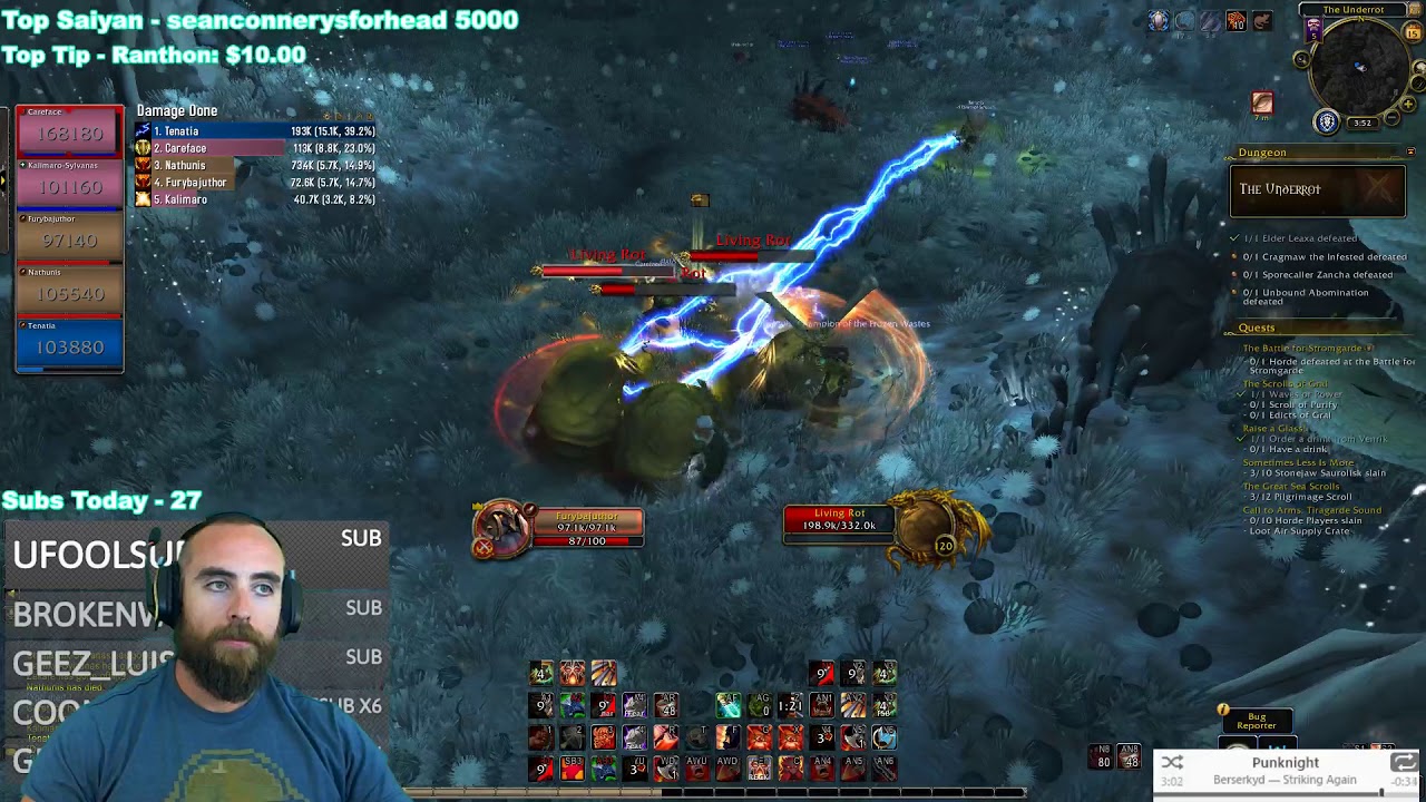 Battle for Azeroth (Beta): Mythic Underrot Dungeon - WoW Level 120 Fury ...