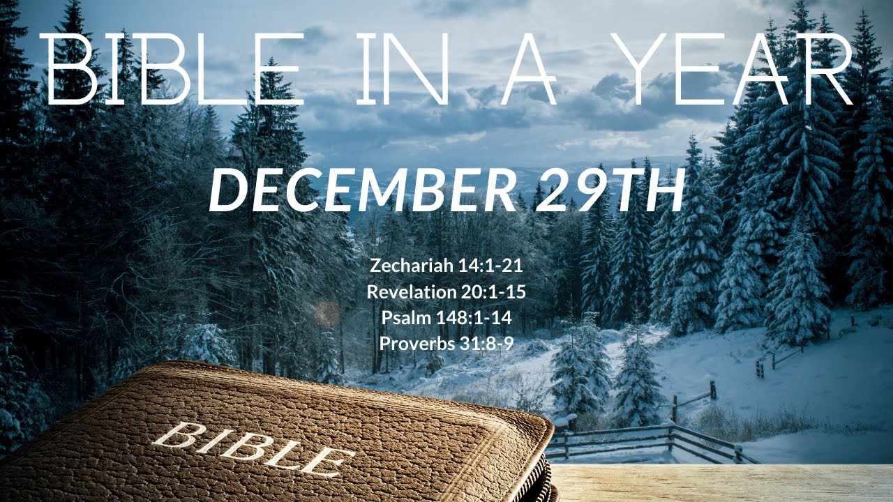 Bible in a Year: December 29th - YouTube