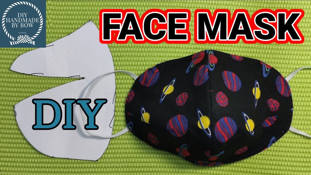 Face Mask Sewing Tutorial | How to make a Face Mask | Home made Face ...